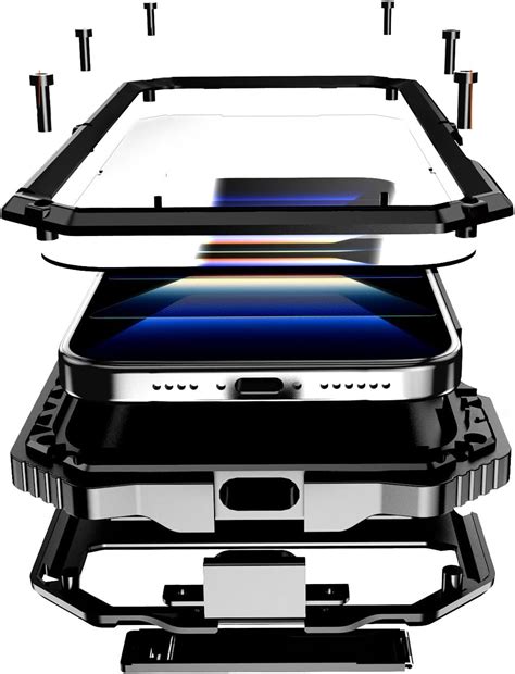 Lunivop Compatible With For Iphone 16 Pro Max Case Heavy Duty