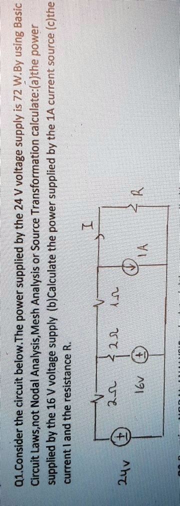 solved circuit laws not nodal analysis mesh analysis or source
