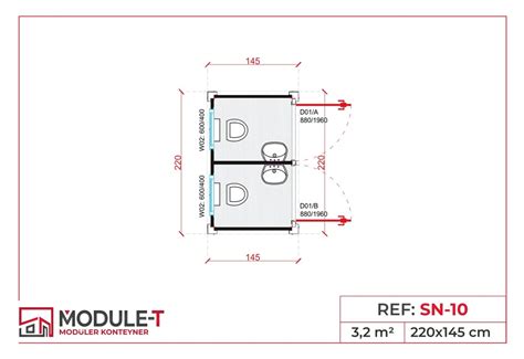 WC Tuvalet Konteyneri SN Module T