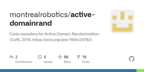 github montrealrobotics active domainrand code repository for active