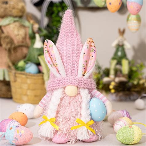 Easter Rudolf Down Doll Faceless Standing Doll Hugging Accessories