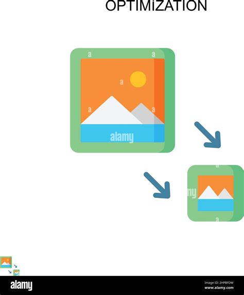Optimization Simple Vector Icon Illustration Symbol Design Template