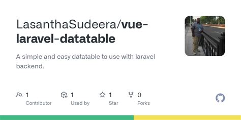 Github Lasanthasudeeravue Laravel Datatable A Simple And Easy