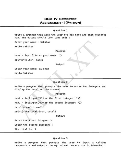 Python Assignment By Atul Sadiwal Pdf Area Integer Computer Science