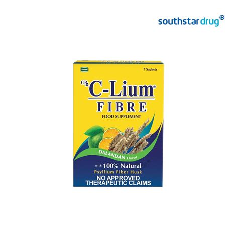 Buy C Lium Fibre Dalandan Sachet 7s Online Southstar Drug