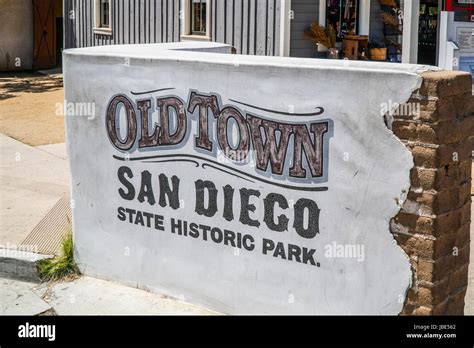 Old Town San Diego Historic State Park San Diego California Stock