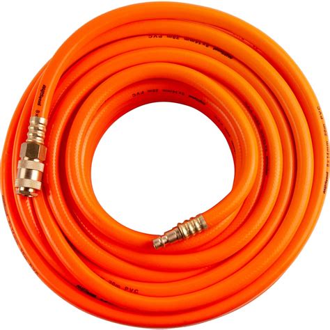 Шланг пневматический PVC 8x14 мм, с быстросъемными фитингами, 20 м AV ...