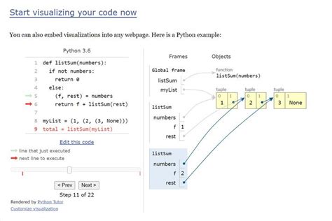 代码执行可视化网站推荐：python，java 知乎