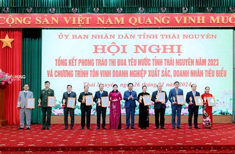 CÔNG TY CỔ PHẦN THƯƠNG MẠI THÁI HƯNG NHẬN DANH HIỆU DOANH NGHIỆP XUẤT SẮC TỈNH THÁI NGUYÊN