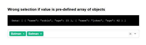 Wrong Selection If Value Is Pre Defined Array Of Objects Issue Vueform Multiselect GitHub