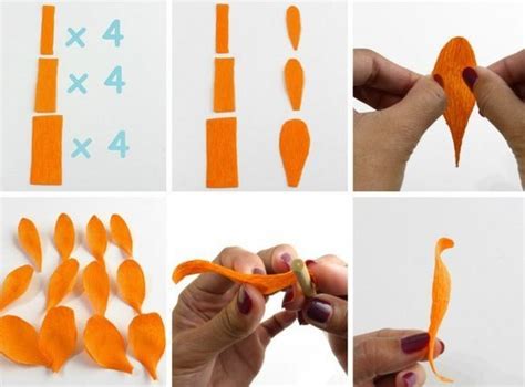 Цветы из гофробумаги