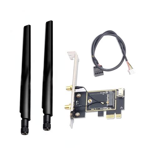 Adaptateur De Carte Wifi Pcie Carte R Seau Sans Fil M Ngff Convertisseur B Eur