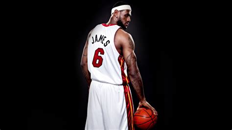 Miami Heat Wallpaper 4k Lebron James Dark Background