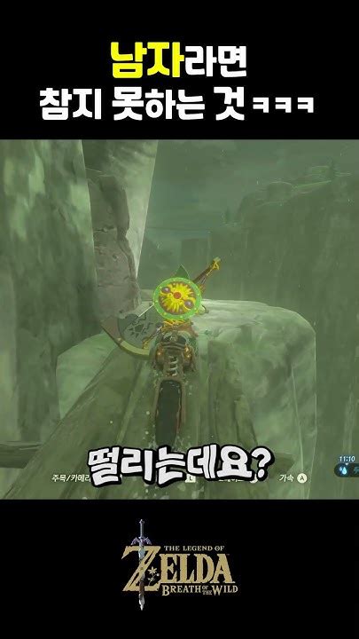 남자라면 절대 참지 못하는 것ㅋㅋㅋㅋ 젤다의전설 Shorts 야생의숨결 Youtube