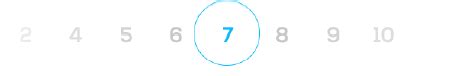 Android Horizontal Number Picker With Encircled Selected Item Stack