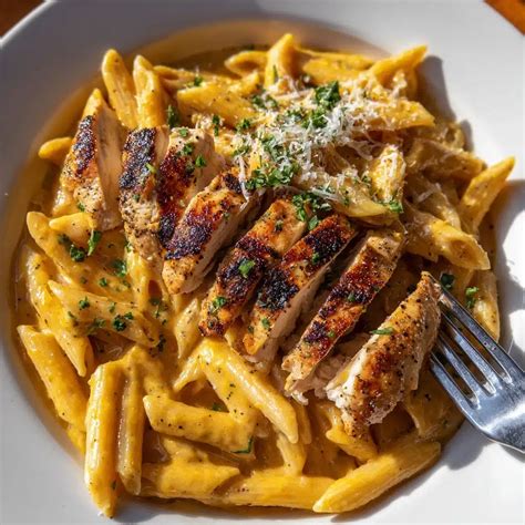 One Pan Garlic Parmesan Chicken Pasta Creamy And Easy Recipe