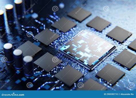 Abstract Microchip Conventional Technologies New Microprocessor