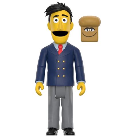 Sesame Street Reaction Figure Guy Smiley With Bread Retrofestive Ca
