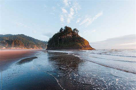 Proposal Rock Neskowin Oregon By Stocksy Contributor Justin Mullet Stocksy