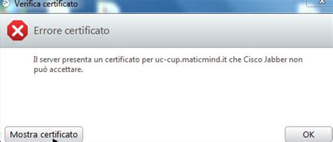 Jabber 106 Invalid Certificate Issue Cisco Community