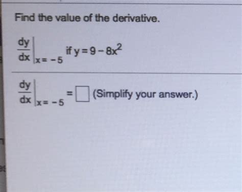 Solved Using The Definition Calculate The Derivative Of The Chegg