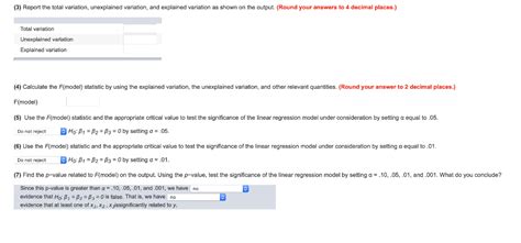 Solved We Give Excel Output Of Regression Analysis Above