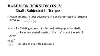 Shaft Under Combined Loading PPTX
