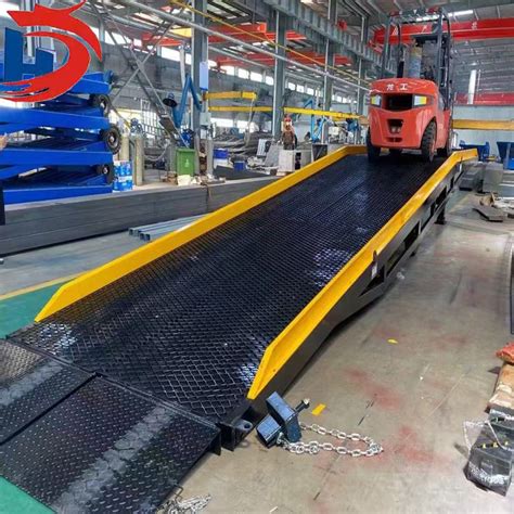 Loading Dock Leveler Loading Dock Plate Dock Equipment Electric Ramp Hydraulic Loading Ramp