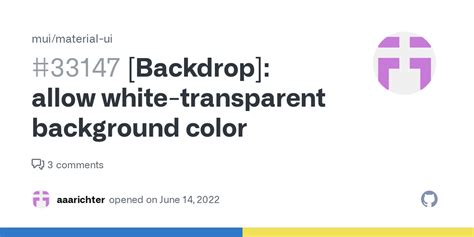 Backdrop Allow White Transparent Background Color Issue Mui Material Ui GitHub