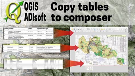 How To Copy Attribute Tables Between Composers In Qgis Simple Trick Youtube