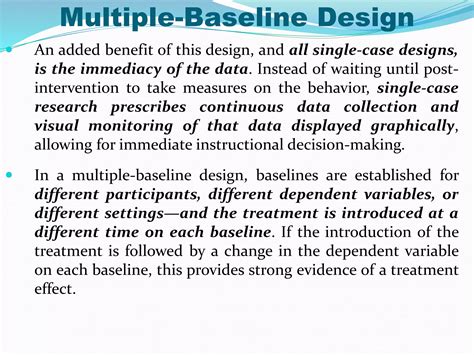 Single Subject Design Research Design PPTX