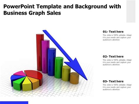 Powerpoint Template And Background With Business Graph Sales Presentation Graphics