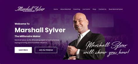 New Website For Marshall Sylver