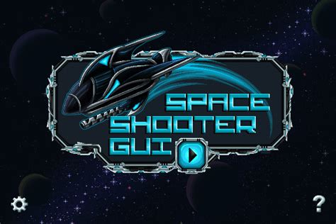 Pixel Art Space Shooter Gui