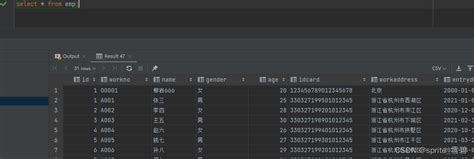 Mysql基础语法——dqlmysql根据性别对员工进行分组 Csdn博客