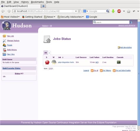 Using Hudson For Continuous Integration James Hieberts Blog