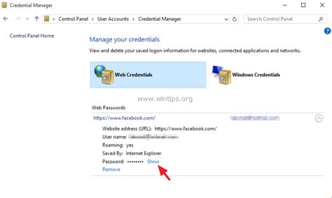 Microsoft Edge Manage Saved Passwords