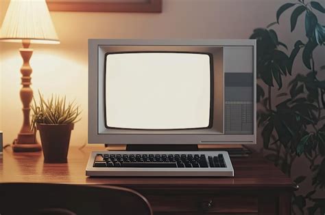 Retro Computer And Technology Premium Ai Generated Image