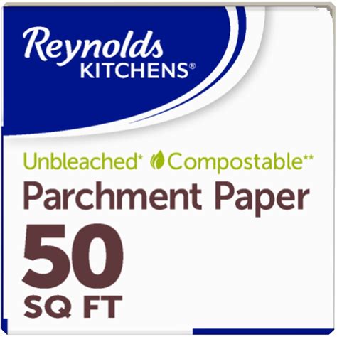 Reynolds Kitchens Unbleached Parchment Paper Roll 50 Square Feet