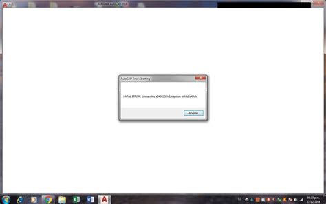 fatal error unhandled e0434352h exception at fd9fa49dh autodesk