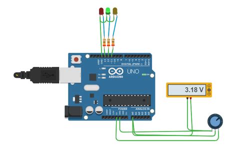 Circuit Design Adc Using Arduino Uno Tinkercad Circuit Design Adc Using Arduino Uno Tinkercad
