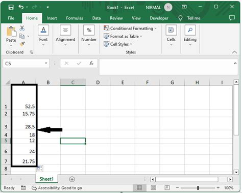 How To Display Row Height Or Column Width In Cells