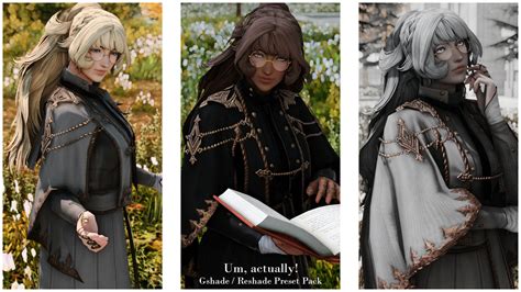 Um Actually Gshade Reshade Preset Pack Immerse Compatible XIV Mod Archive
