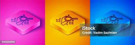 분홍색과 주황색 파란색 배경에 격리 된 등색 라인 골드 바 아이콘 은행 비즈니스 개념 정사각형 버튼입니다 벡터 0명에 대한 스톡 벡터 아트 및 기타 이미지 Istock