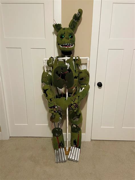 Springtrap Five Nights At Freddys 3 Cosplay Furry Animatronic Stl Files For 3d Printing Or