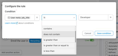 Action Filters Conditions Uncanny Automator
