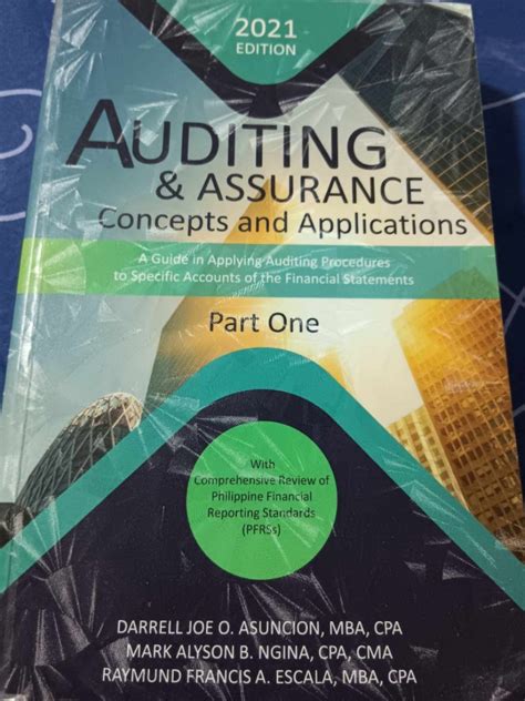 Auditing Assurance Concepts And Applications By Asuncion Hobbies