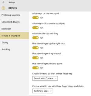 Multi Touch Gestures On Windows Enable And Disable