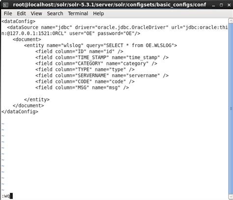 Indexing Oracle Database Table Data In Apache Solr 5x On Oracle Linux 6x