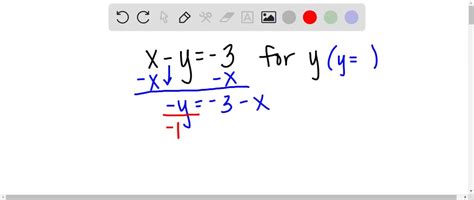 SOLVED Solve For The Formula For Y Solve The Formula X Y For Y